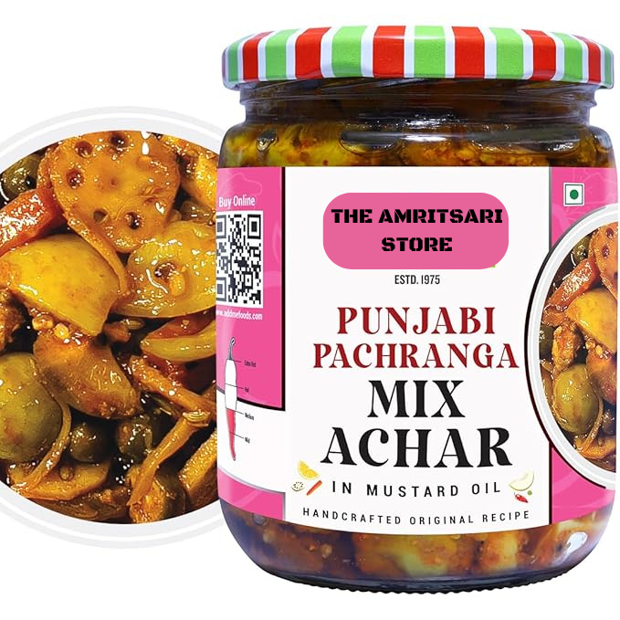 Mixed Punjabi Achaar | Home Made Pickle Mango Chilli Lemon Carrot Ging ...
